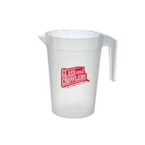 64 Oz. Translucent Plastic Stackable Pitchers | Glass and Growlers
