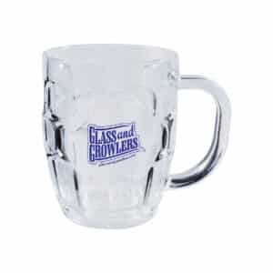 Dimple Beer Mug - 8oz- Custom Printed | Glass and Growlers
