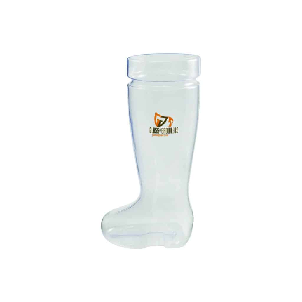 Plastic German Boot Beer Mug - 33.8oz Custom Printed