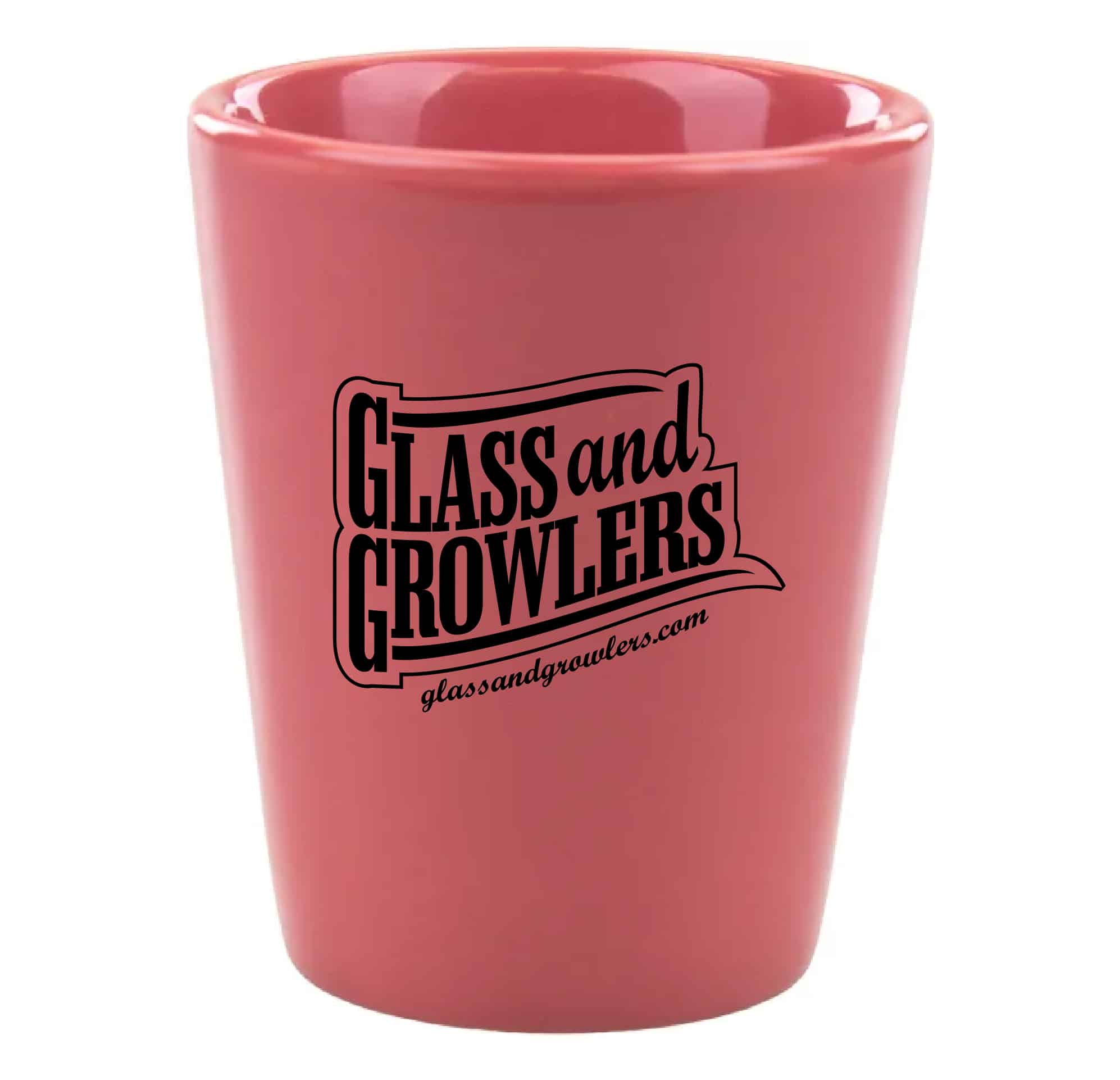 Ceramic Shot Glasses 1.5oz Assorted Colors - Glass and Growlers