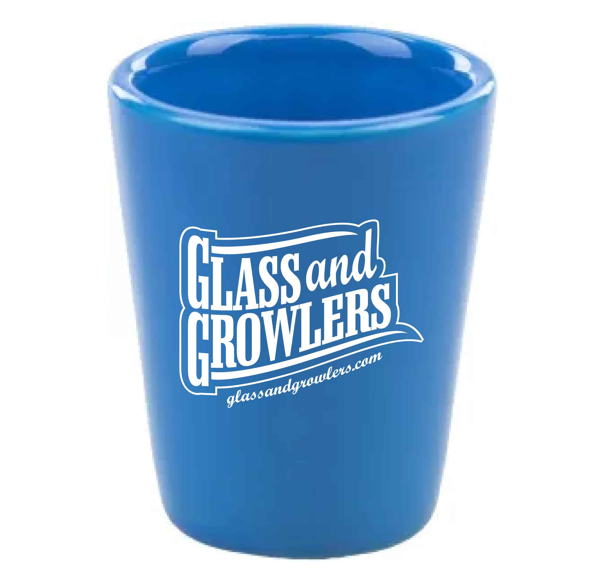 Ceramic Shot Glasses 1.5oz Assorted Colors - Glass and Growlers