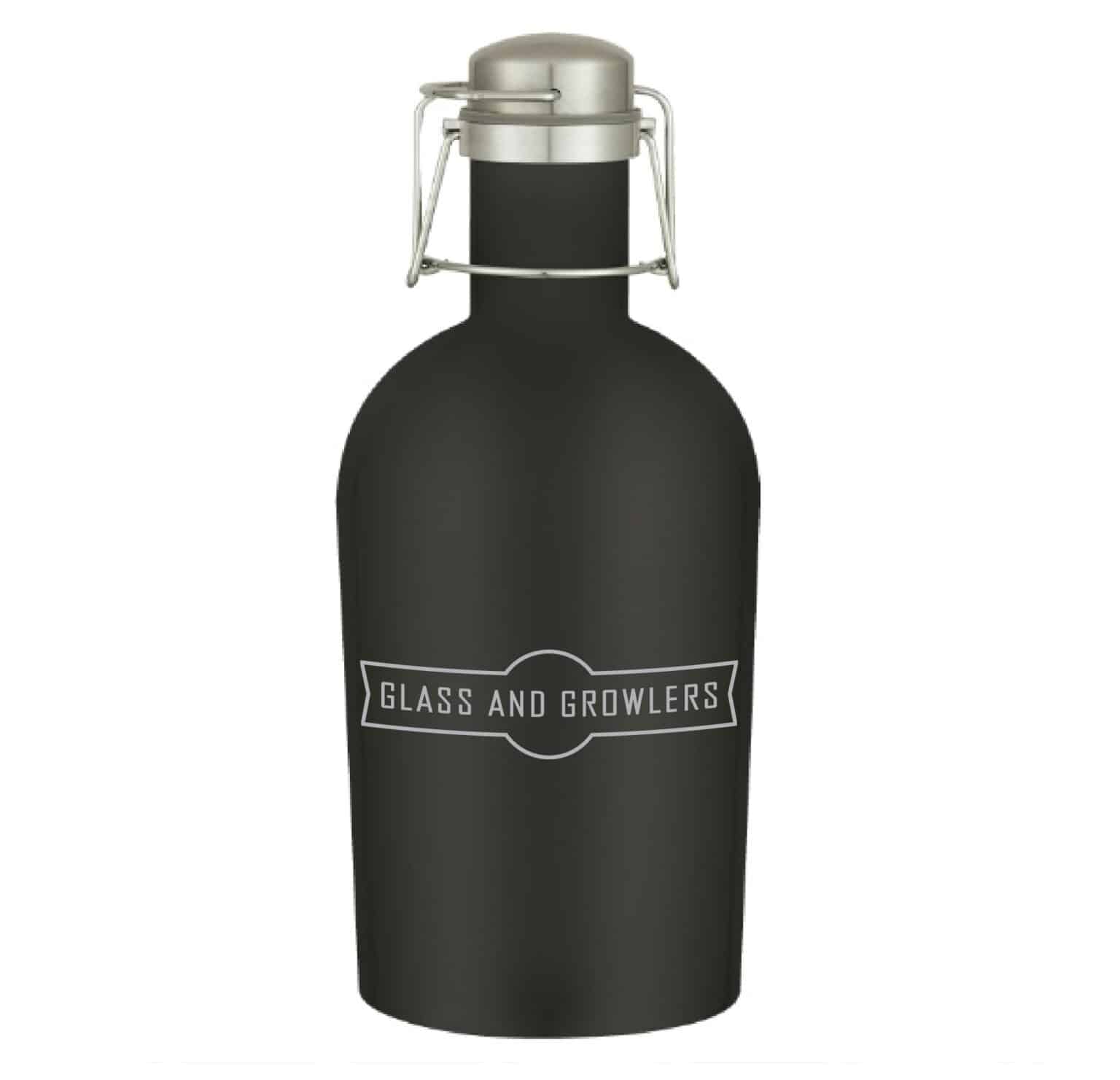 Portland Stainless Steel Beer Growler Jug - 64oz| Glass and Growlers