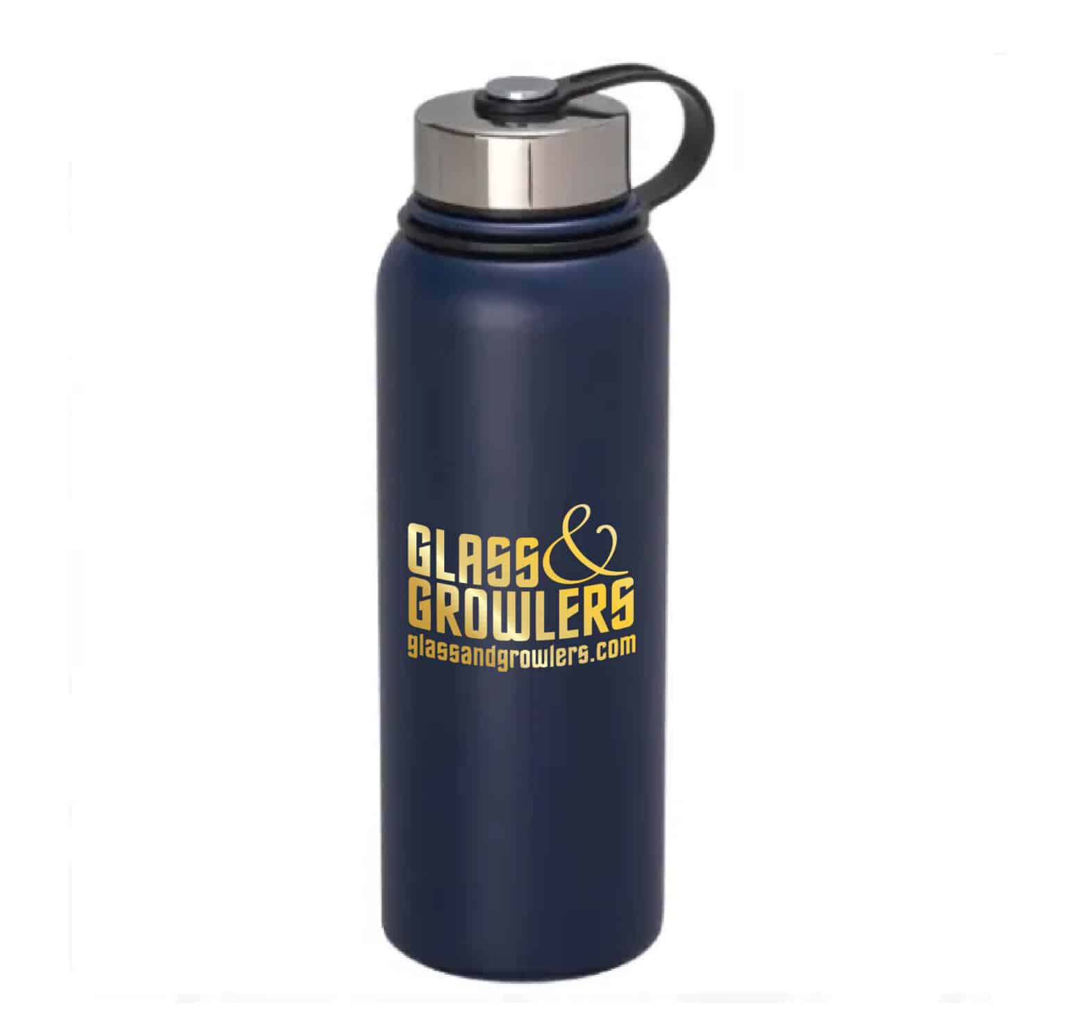 Helix Vacuum Insulated Water Bottle - 40oz| Glass and Growlers