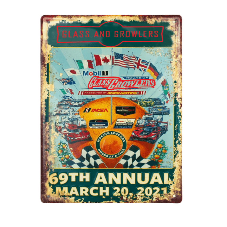 Embossed Aluminum Metal Signs 12" x 16"