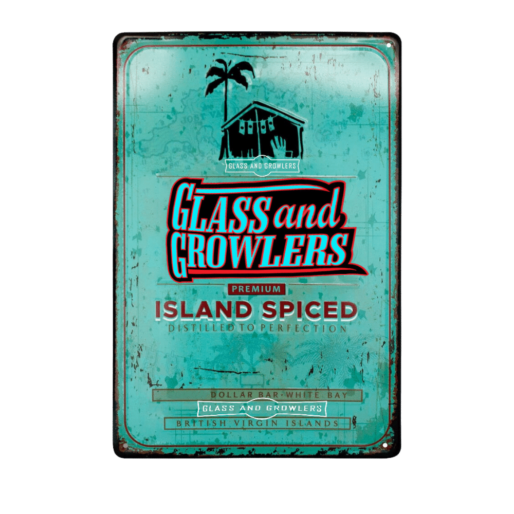 Embossed Aluminum Metal Signs 8" x 12"