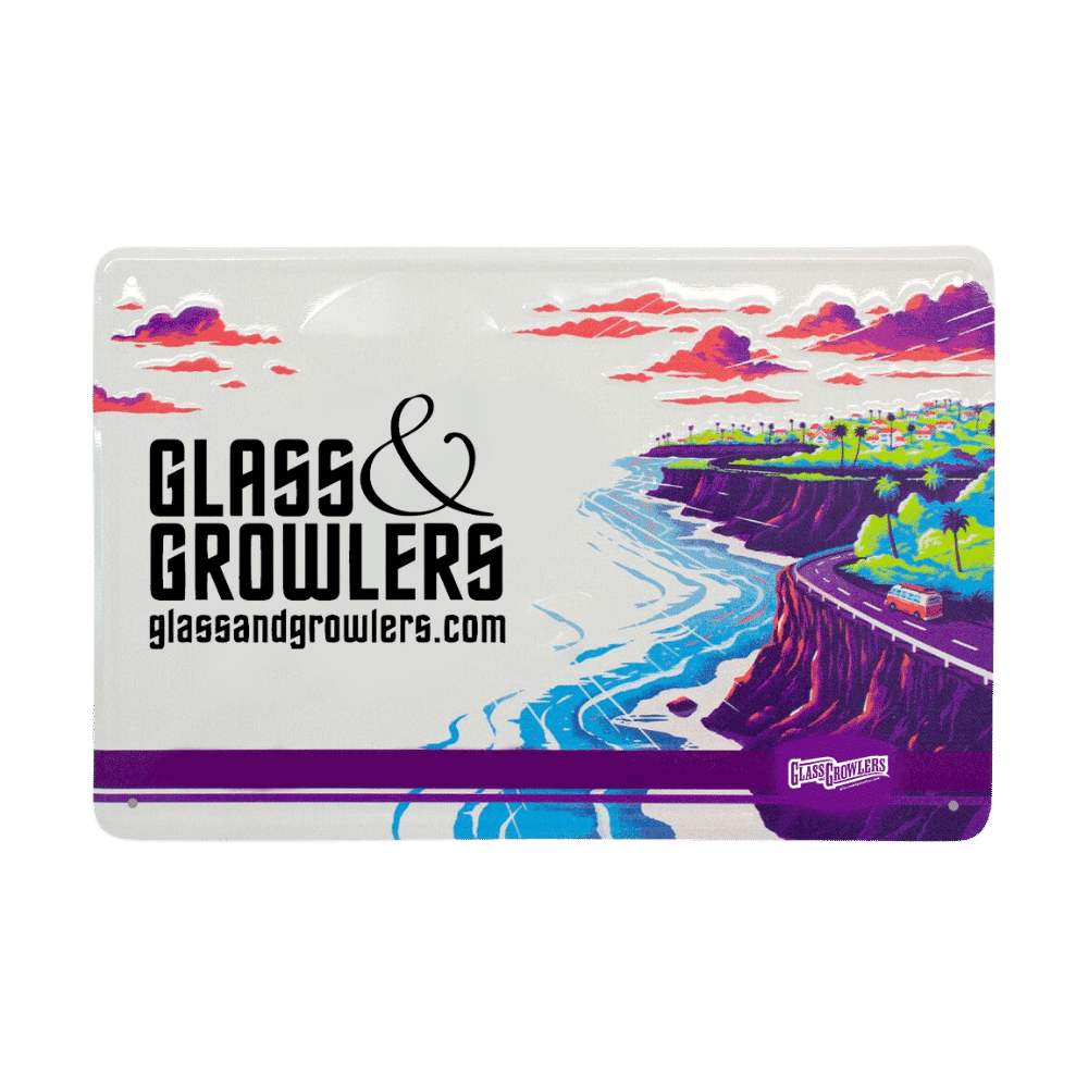 Embossed Aluminum Metal Signs 8" x 12"