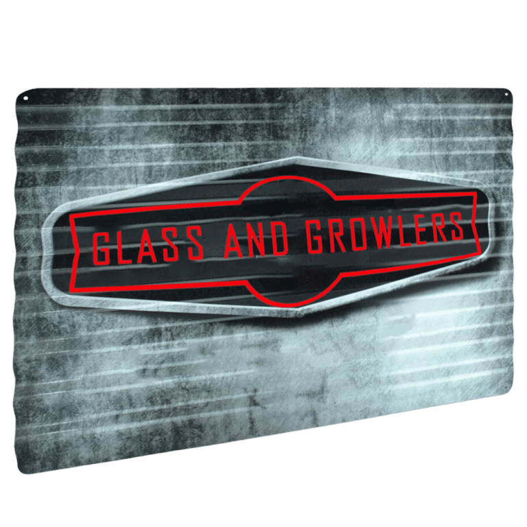 Aluminum Metal Corrugated Signs 18 inch x 24 inch