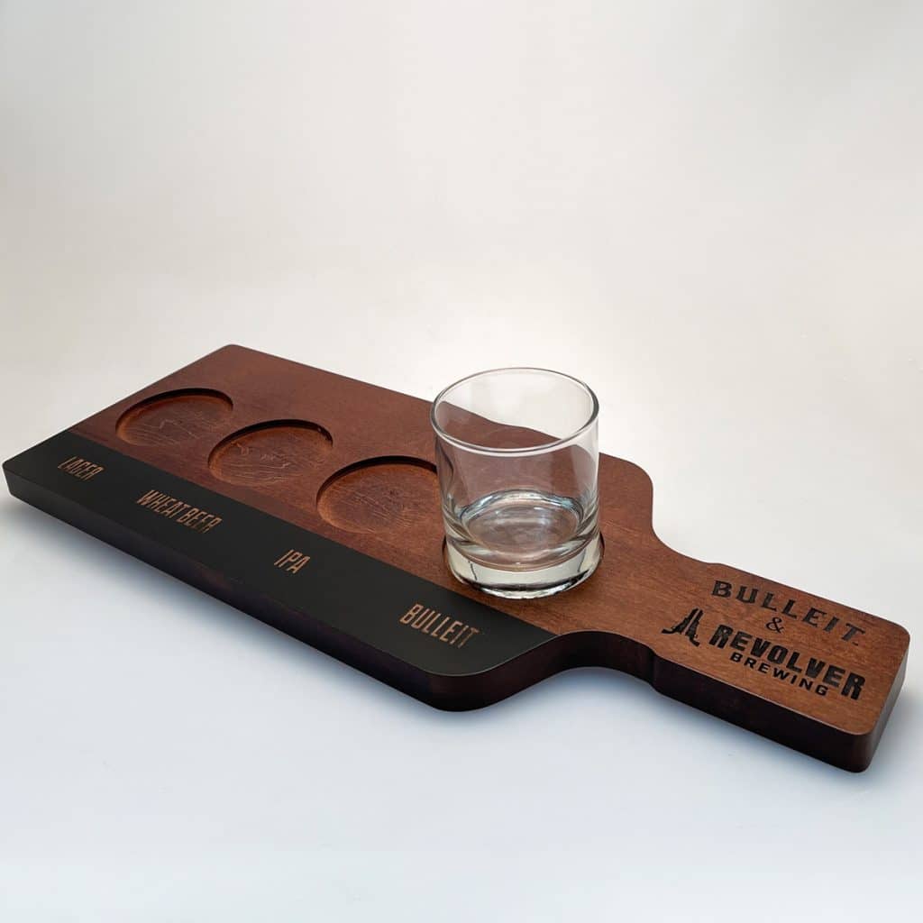 Beer Tasting Board-Flight | Glass and Growlers
