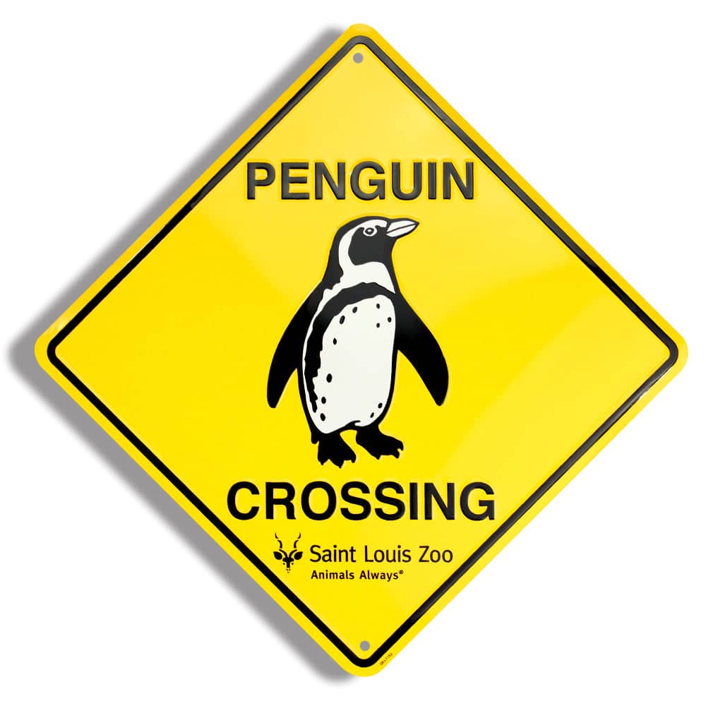 Embossed Aluminum Metal Large Xing Signs 12" x 12" inch